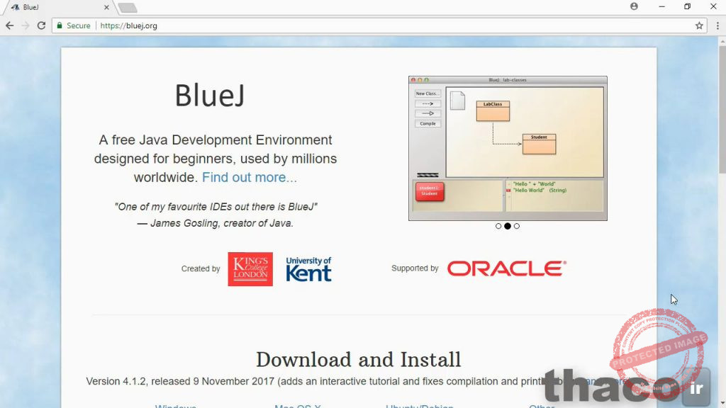 نصب BlueJ - طهاکو